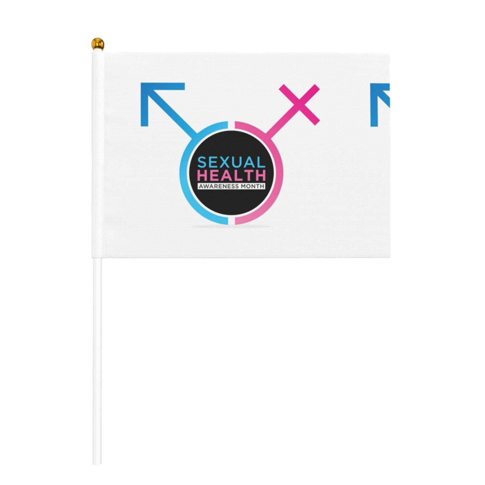 Sexual Health Awareness Month Flag Small Mini Hand Held Flags Small ...