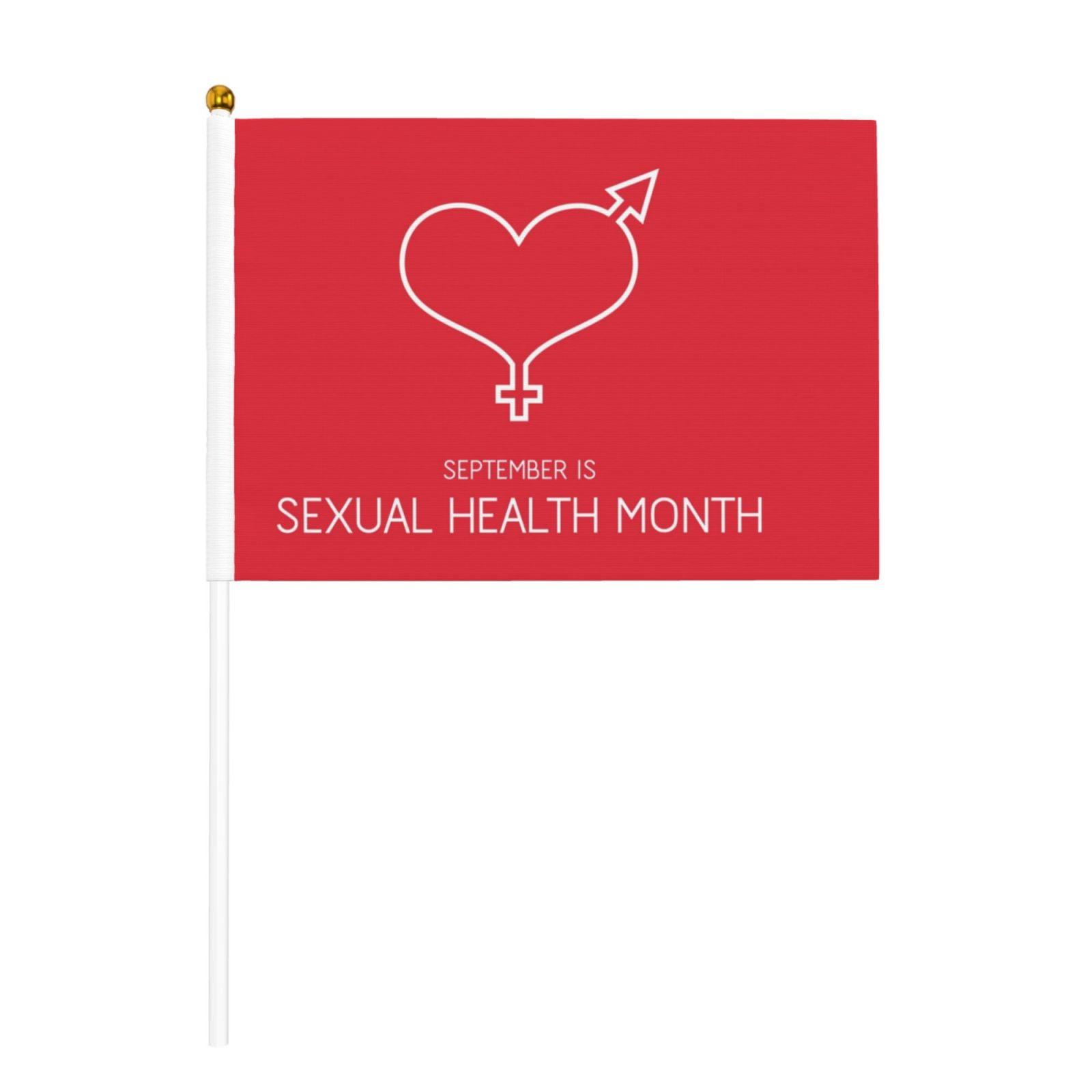 Sexual Health Awareness Month Flag Small Mini Hand Held Flags Small ...