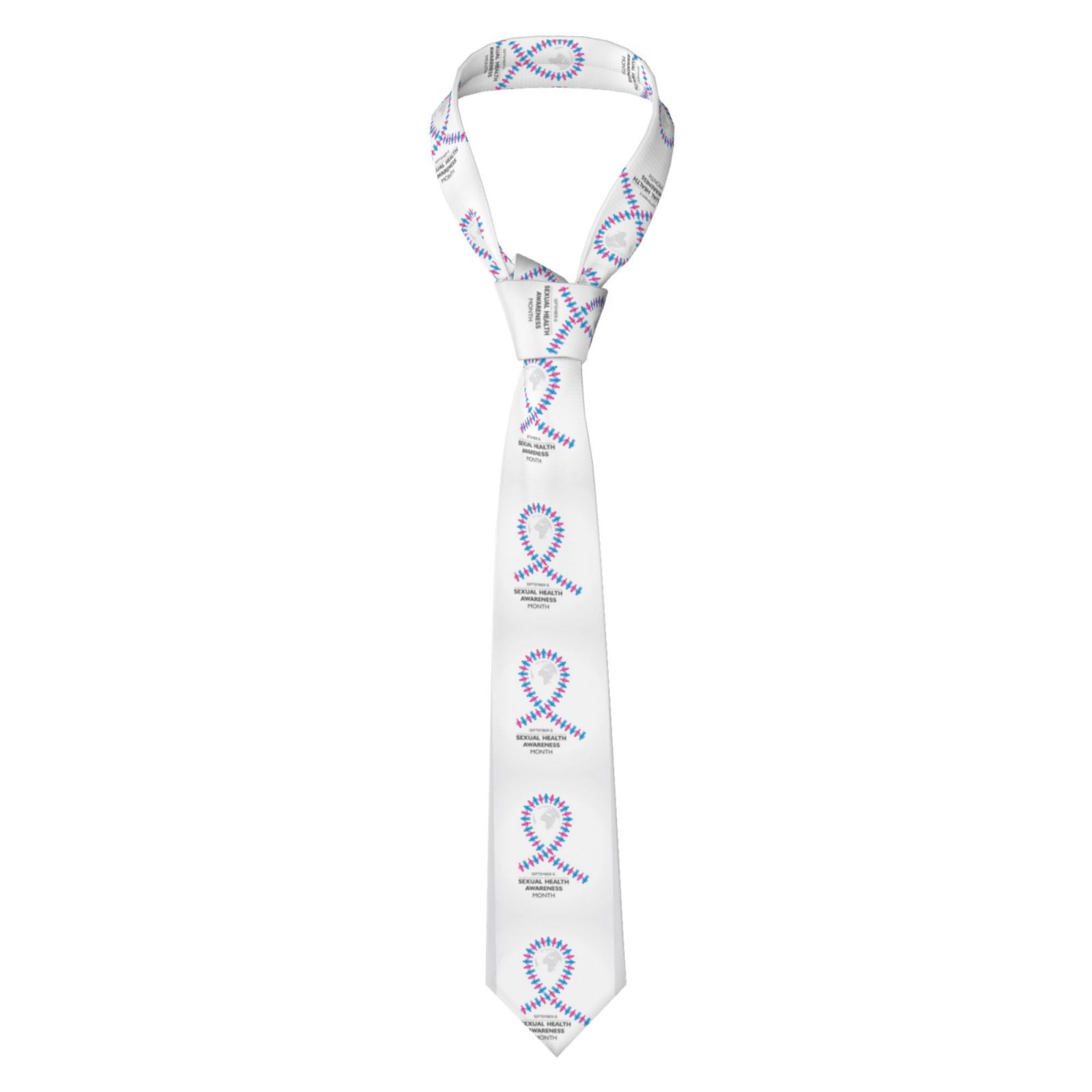 Sexual Health Awareness Month Ties For Men Business Wedding Party Suit
