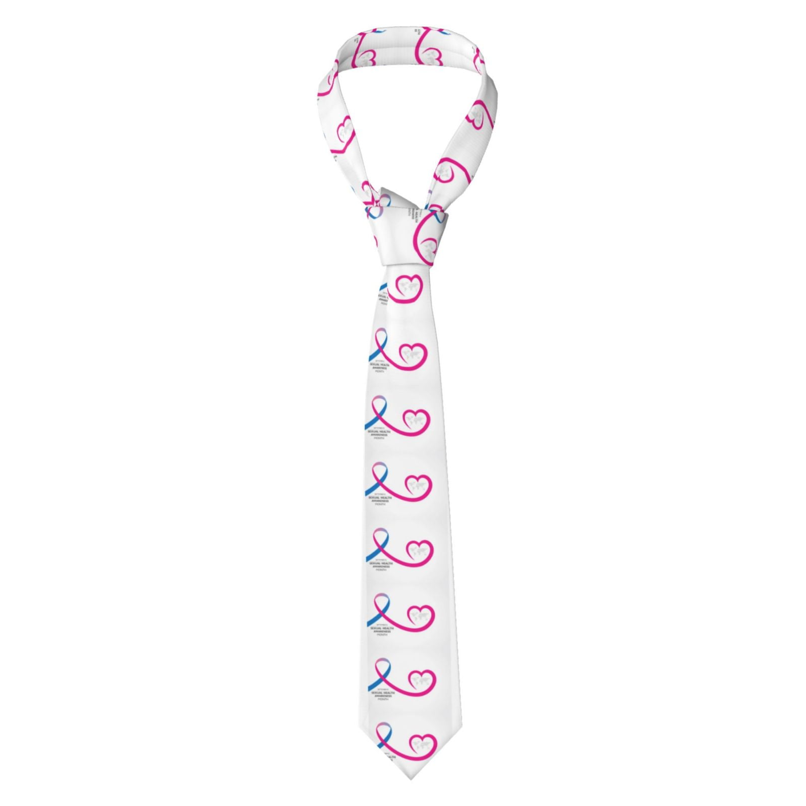 Sexual Health Awareness Month Ties For Men Business Wedding Party Suit Fashion Neck Ties Funny