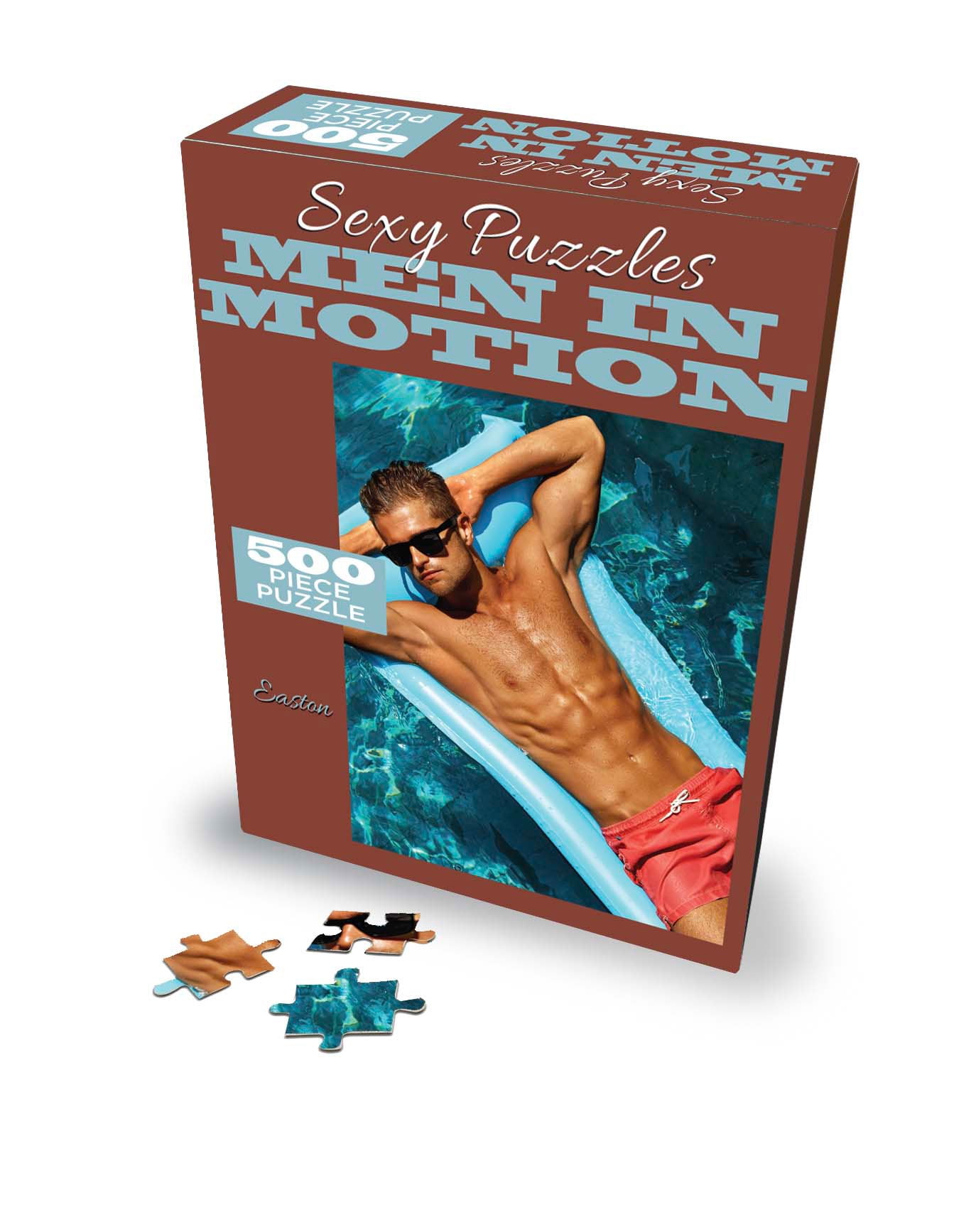 Sexy 500 Pc Puzzles Men in Motion - Easton-Little Genie-Adult - Walmart.com
