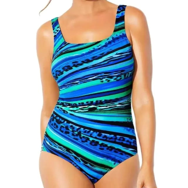 Sexy 5xl Large Size Closed Swimwear 2024 Push Up Bodysuit Women Plus