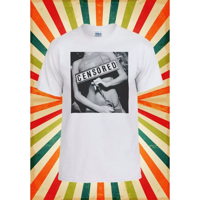 Sexy Censored Girl Boobs Novelty Men Women Vintage Unisex T Shirt 1166