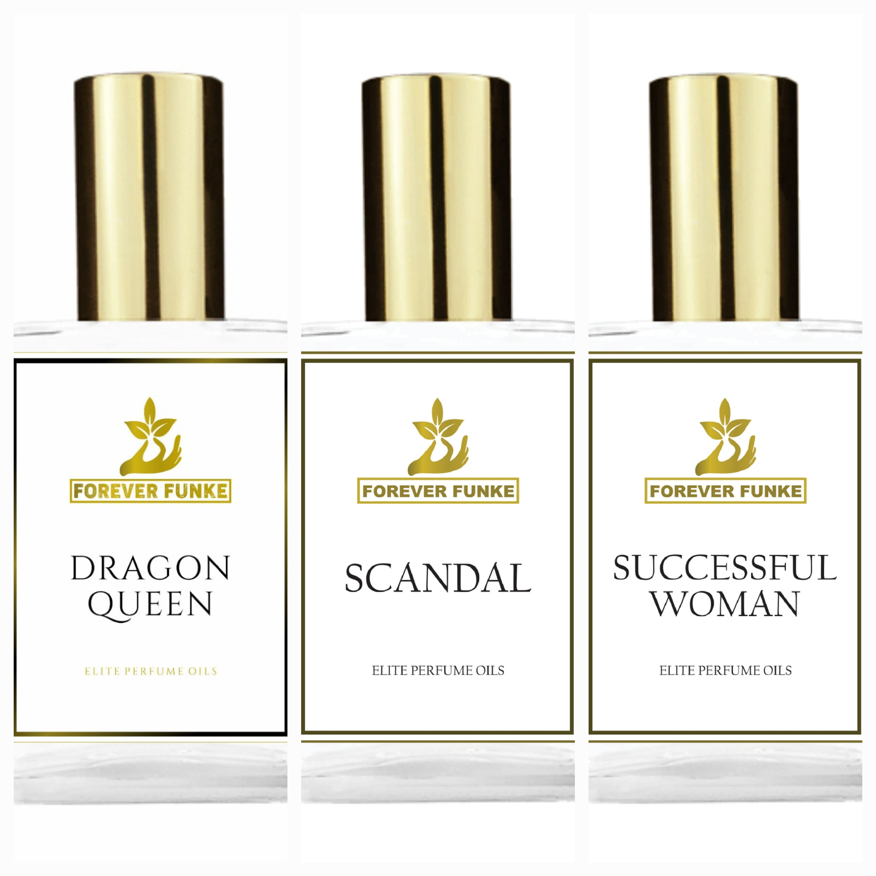 Sexy Collection Fragrance Oils (Dragon Queen + Scandal + Successful Woman) 15ml/0.51 Fl Oz x ...