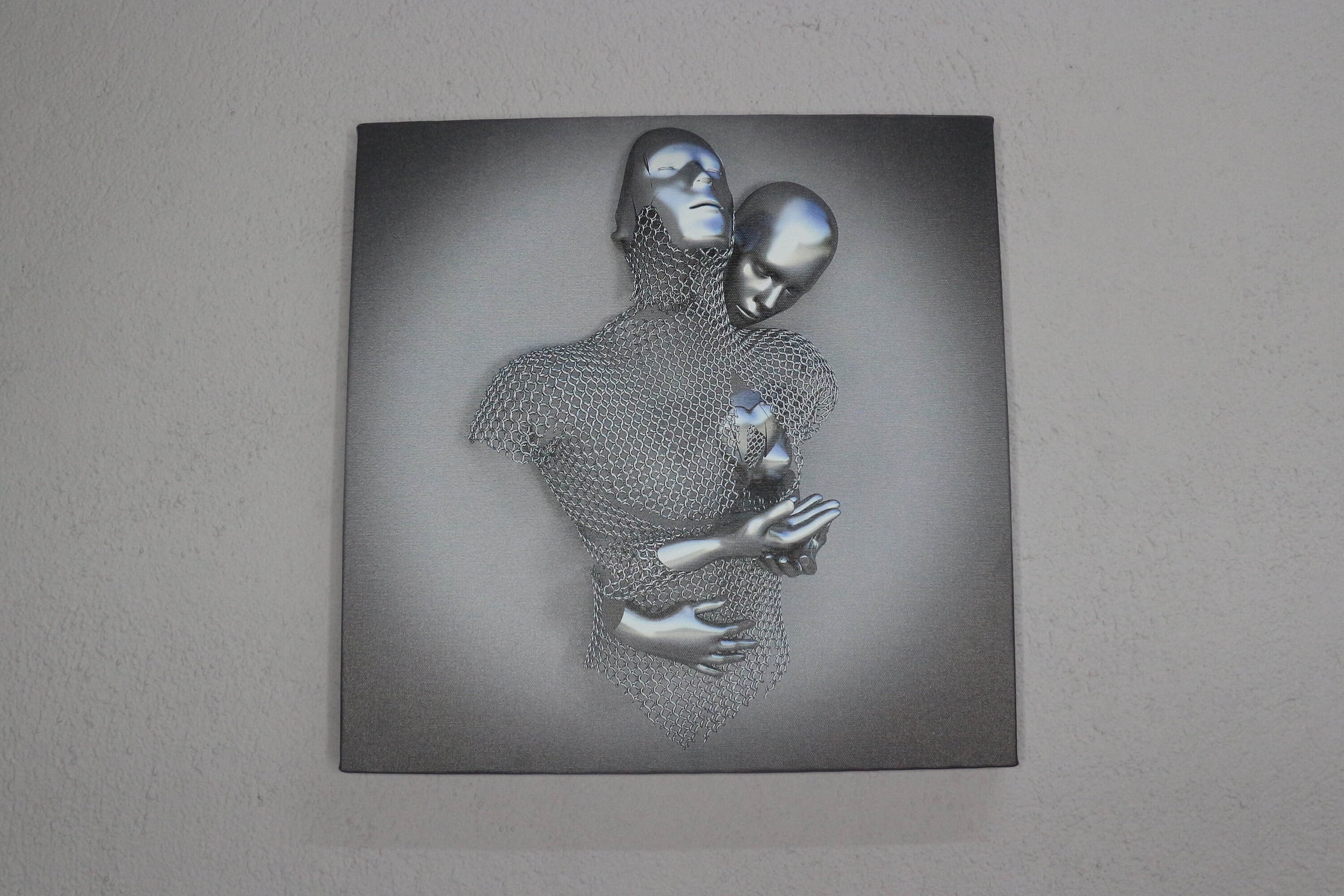 Sexy Couple Canvas Art, Metallic Canvas Art, 3d Effect Wall Art, Couple ...