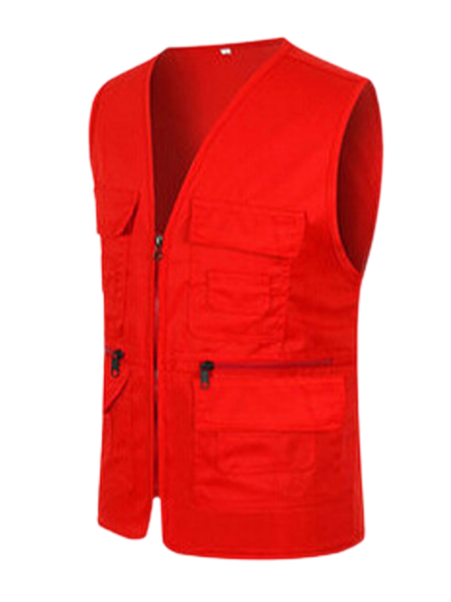 Sexy Dance Ladies Solid Color Waistcoat Casual Windbreak Cargo Vest ...