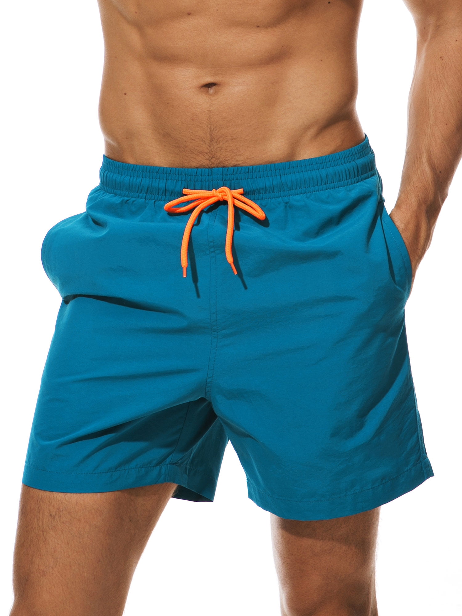 Sexy Dance Men Beach Trunks With Pocket Swim Board Shorts Swimwear ...