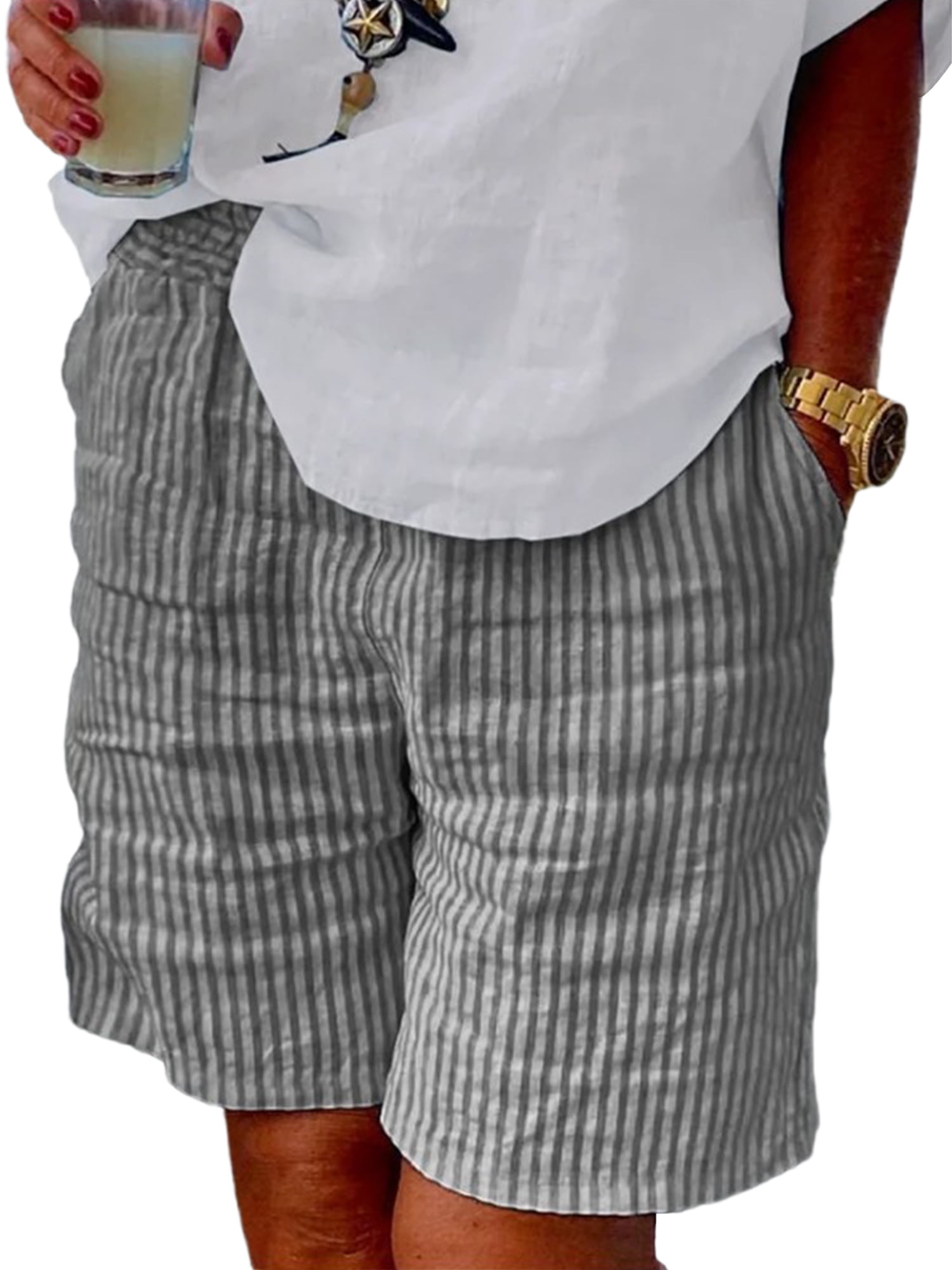 Sexy Dance Summer Beach Shorts for Women Bermuda Mini Pant Straight Leg ...