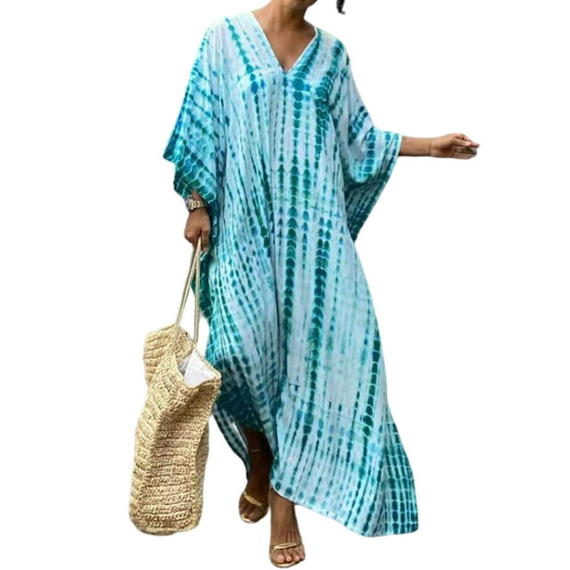 Sexy Dance Women Beach Bikini Cover Ups for Beachwear Turkish Kaftans ...