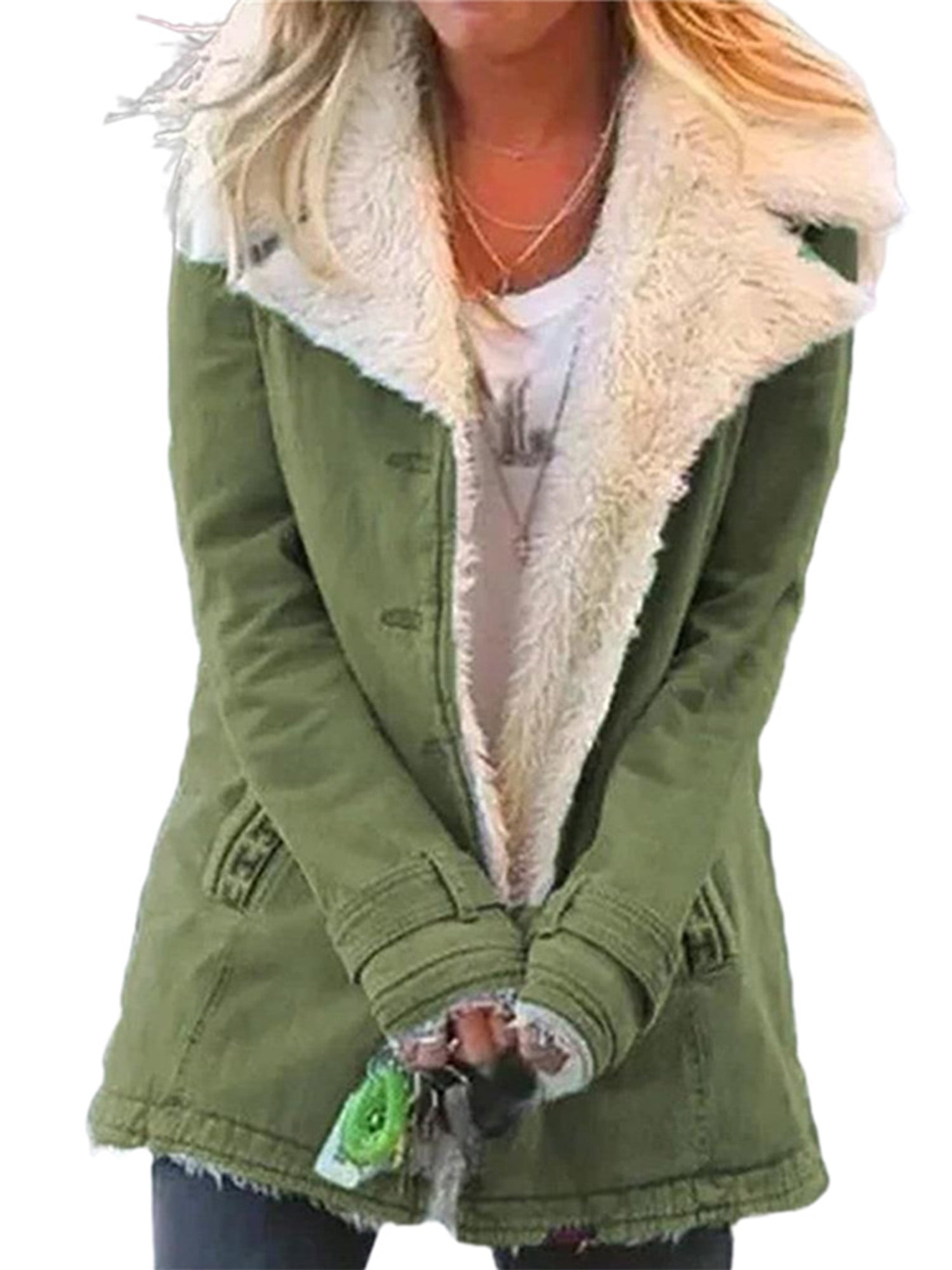 Sexy Dance Women Overcoats Solid Color Jacket Long Sleeve Coat Open ...