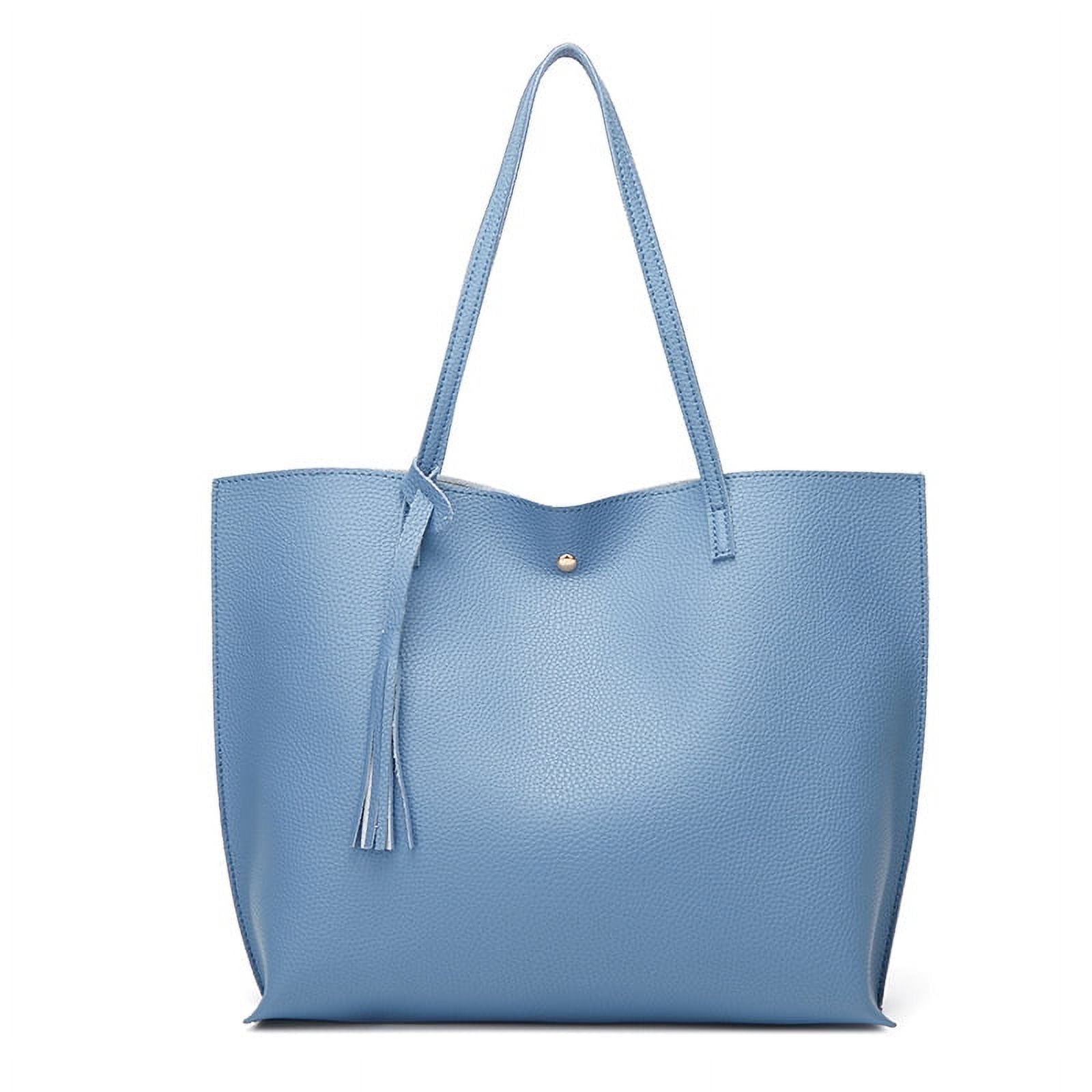 Sexy Dance Women PU Leather Tote Bag Big Capacity Tassels Leather ...