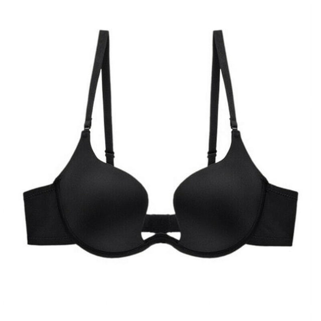 Sexy Deep U Plunge Bra Lowcut Convertible Halter Multipoint Push Up Bra