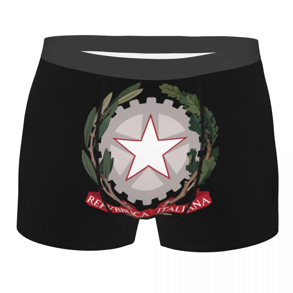 Sexy Emblem Of Italy Boxers Shorts Panties Men's Underpants Stretch Italian Flag Briefs ...