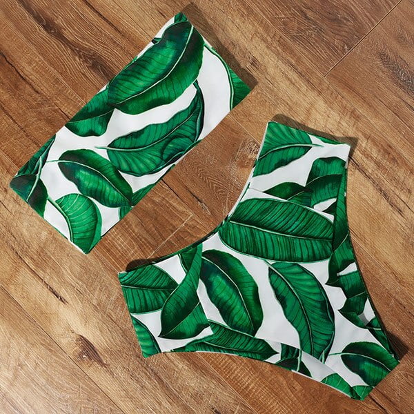 Sexy Floral Bikini Set 2022 Swimsuit Mujer High Waist Bathing Suit
