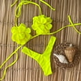 Sexy Floral Micro Bikini 2024 Women Swimsuit Female Swimwear Thong
