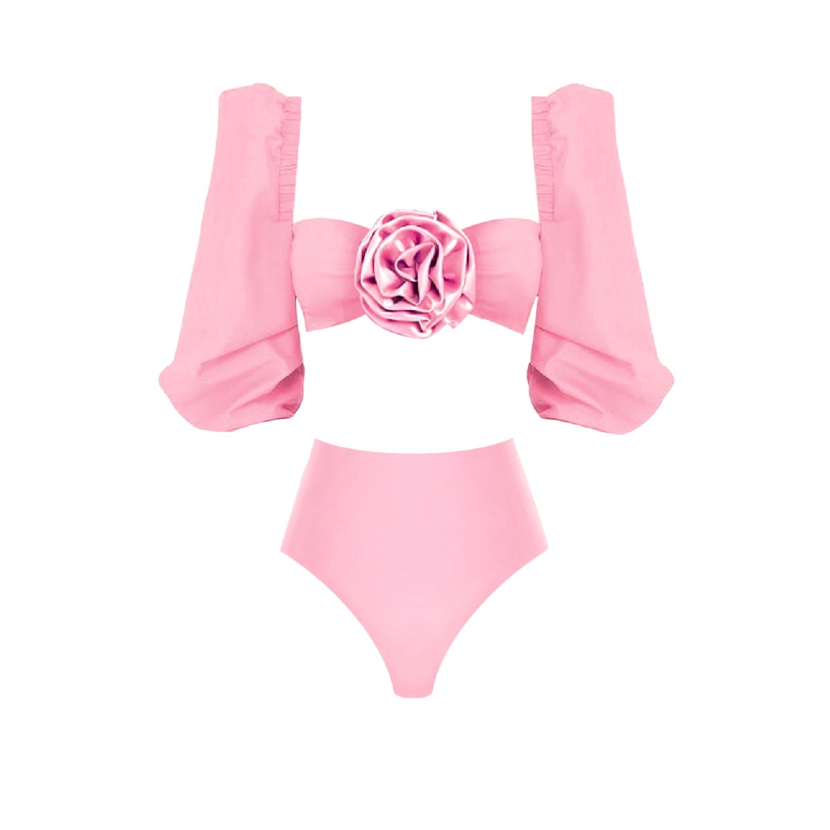 Sexy Flower One Piece Swimwear Trend Swimsuit 2024 Brazilian Biquini