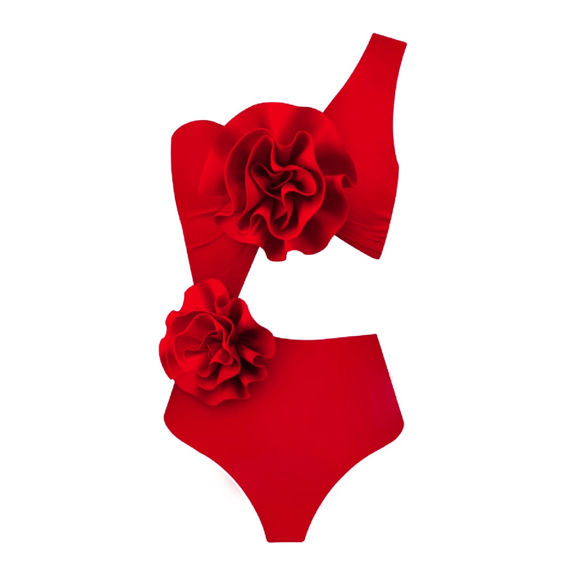 Sexy Flower One Piece Swimwear Trend Swimsuit 2024 Brazilian Biquini ...