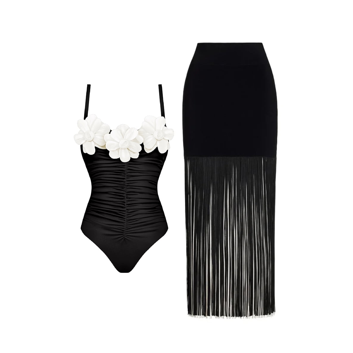 Sexy Flower One Piece Swimwear Trend Swimsuit 2024 Brazilian Biquini ...