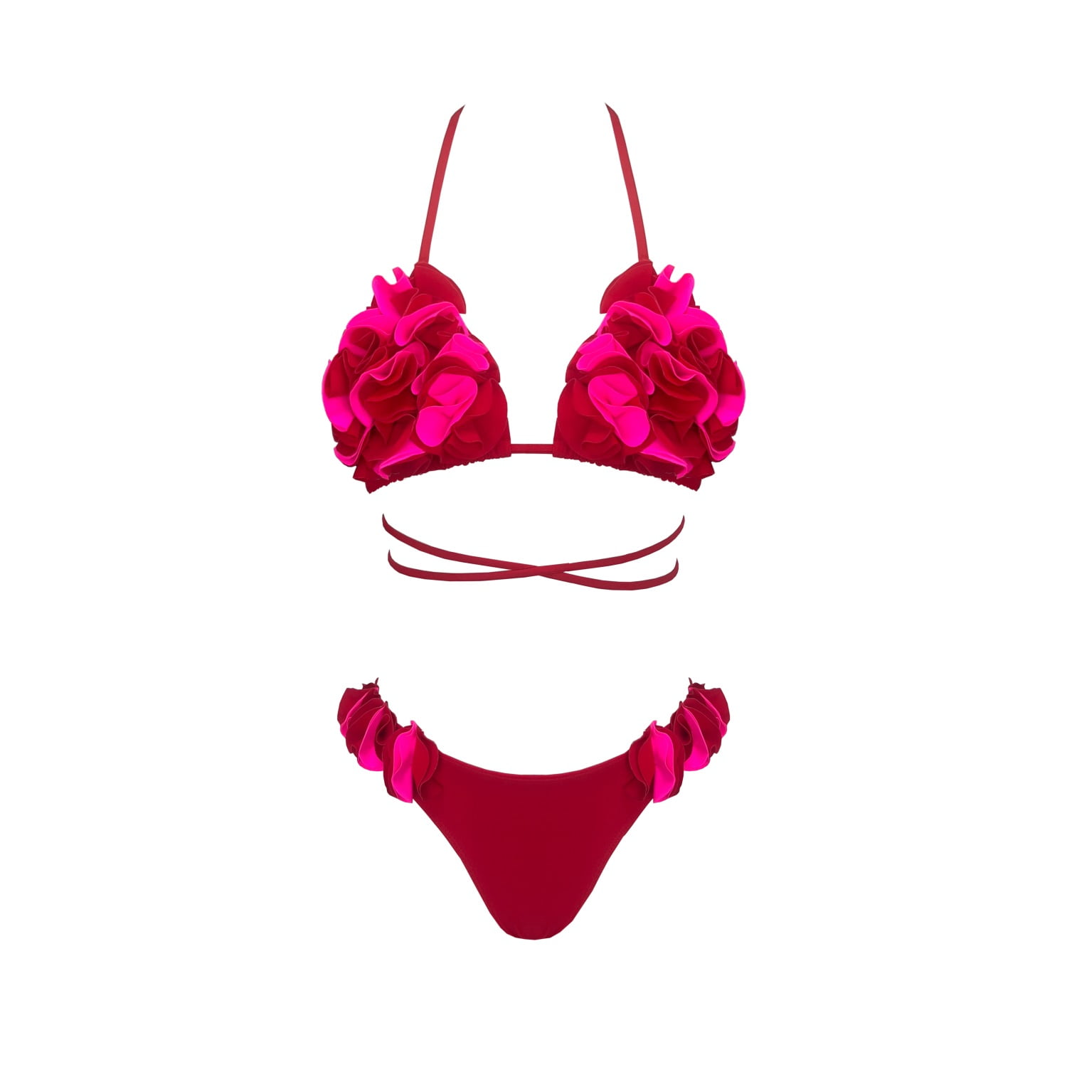 Sexy Flower One Piece Swimwear Trend Swimsuit 2024 Brazilian Biquini