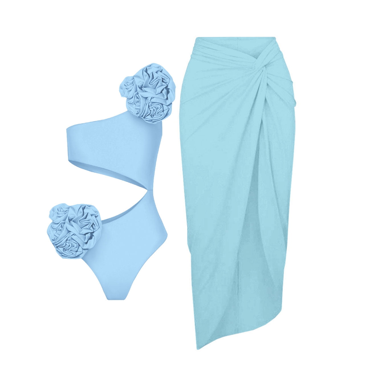 Sexy Flower One Piece Swimwear Trend Swimsuit 2024 Brazilian Luxury ...