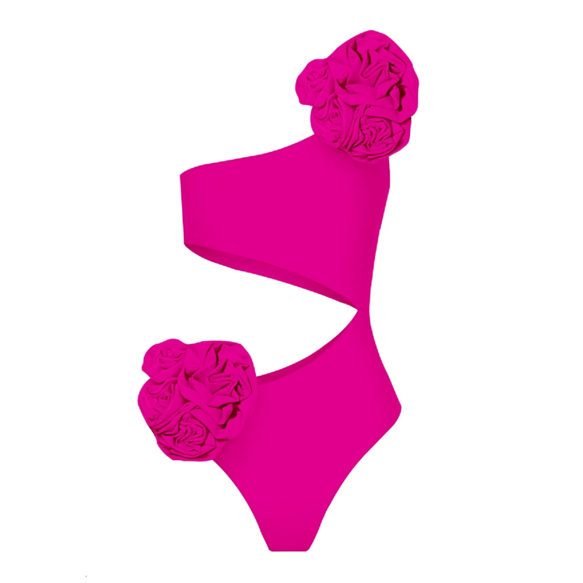 Sexy Flower One Piece Swimwear Trend Swimsuit 2024 Brazilian Luxury ...