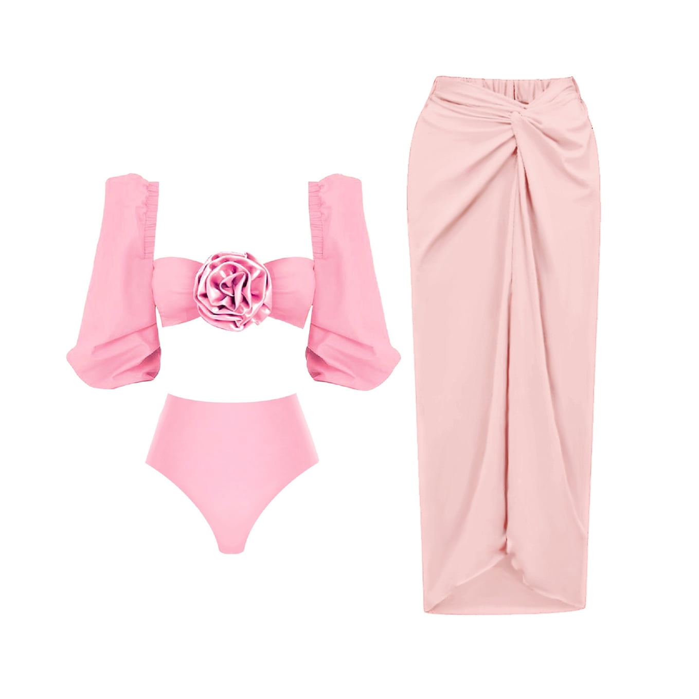 Sexy Flower One Piece Swimwear Trend Swimsuit 2024 Brazilian Luxury ...