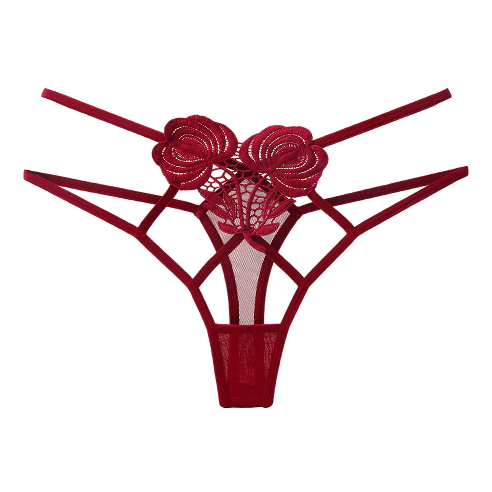 Sexy G String Thong for Women Low Rise Underwear Lace Thongs Ladies T ...