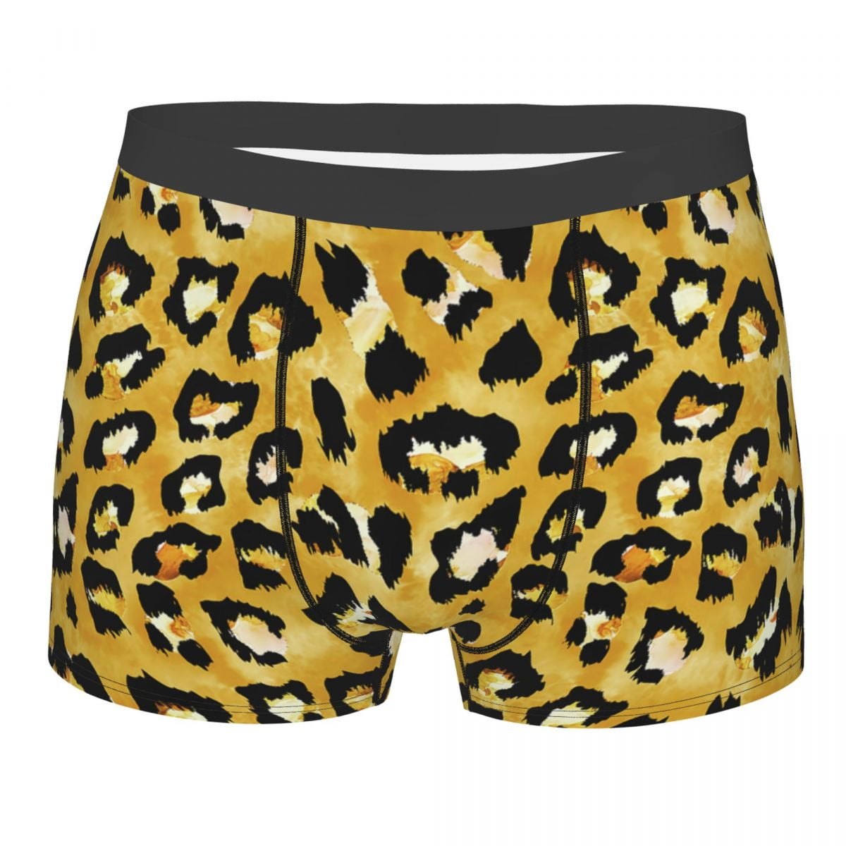 Sexy Leopard Pattern Boxer Shorts For Men 3D Printed Male Animal ...