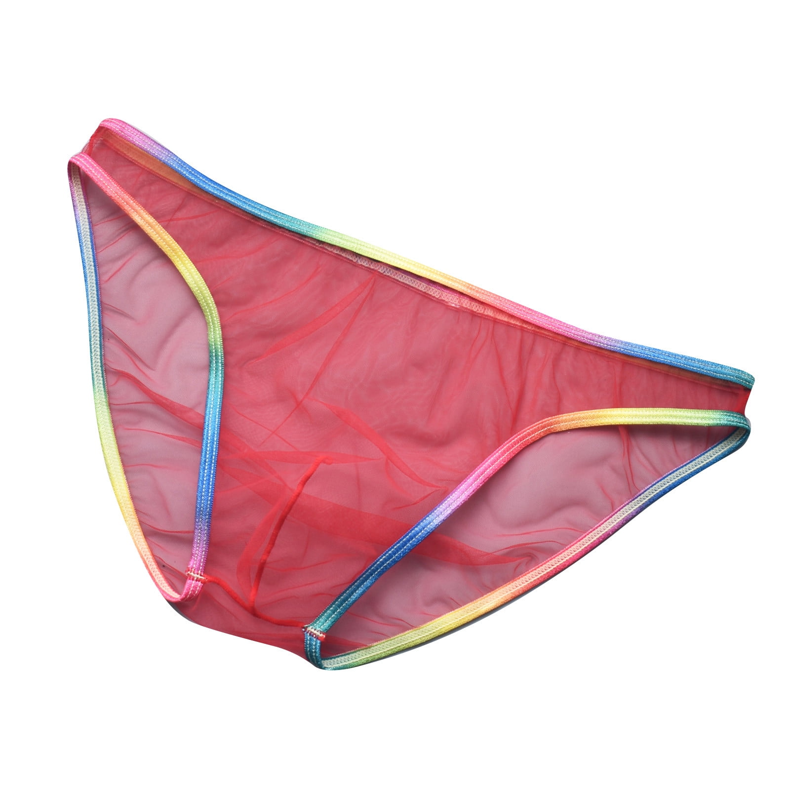 Sexy Men's Brief Underwear Mesh See-Through Underpants Low Rise U ...