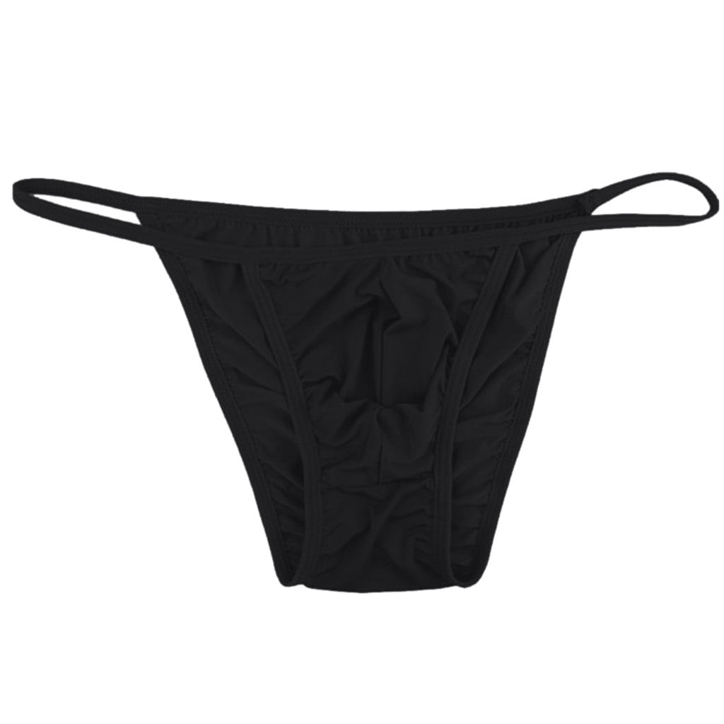 Sexy Mens Stretch Pouch Tanga Bikini Briefs Underwear Underpants Silk ...