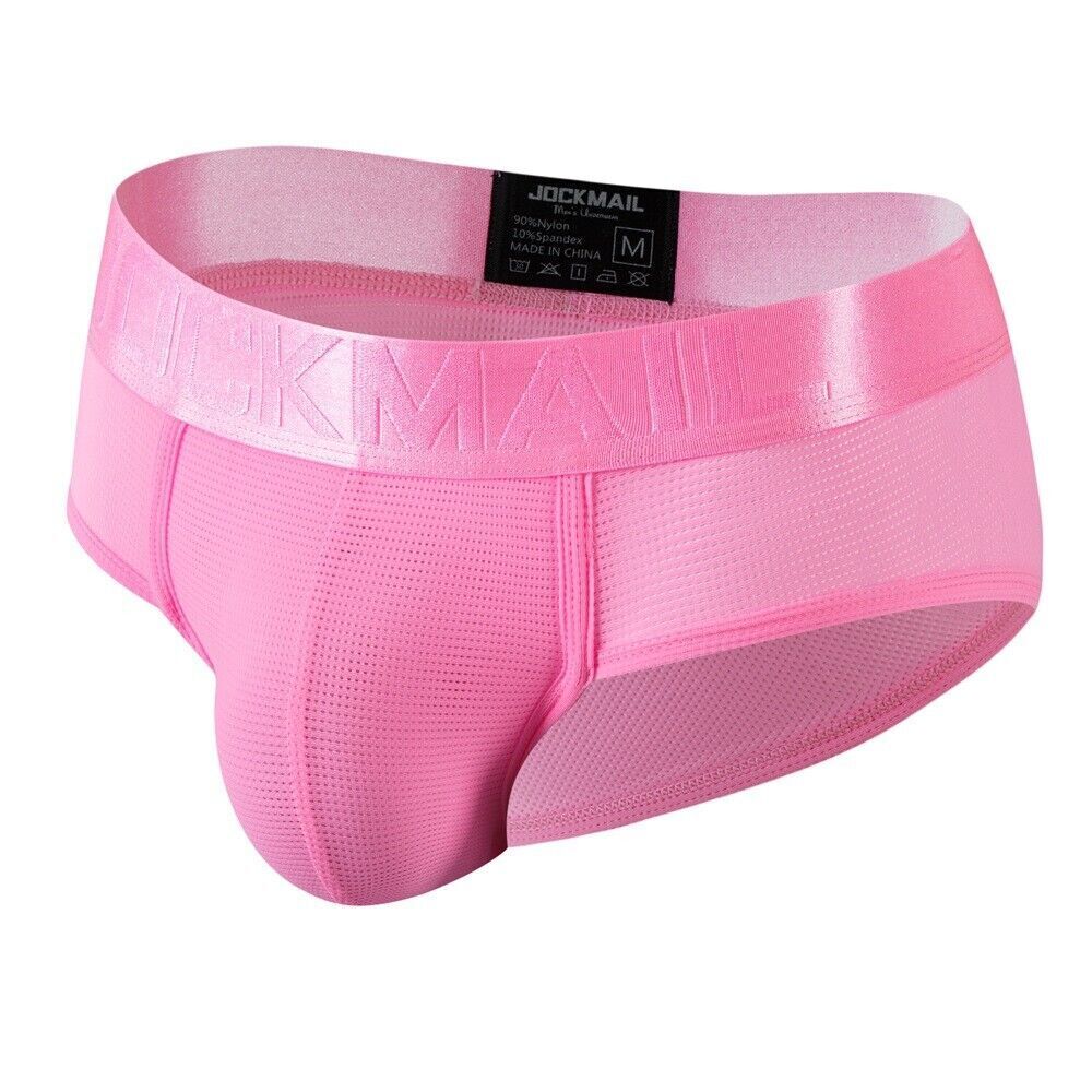 Sexy Mens U Convex Pouch Boxer Brief Panties Sports Nylon Mesh ...
