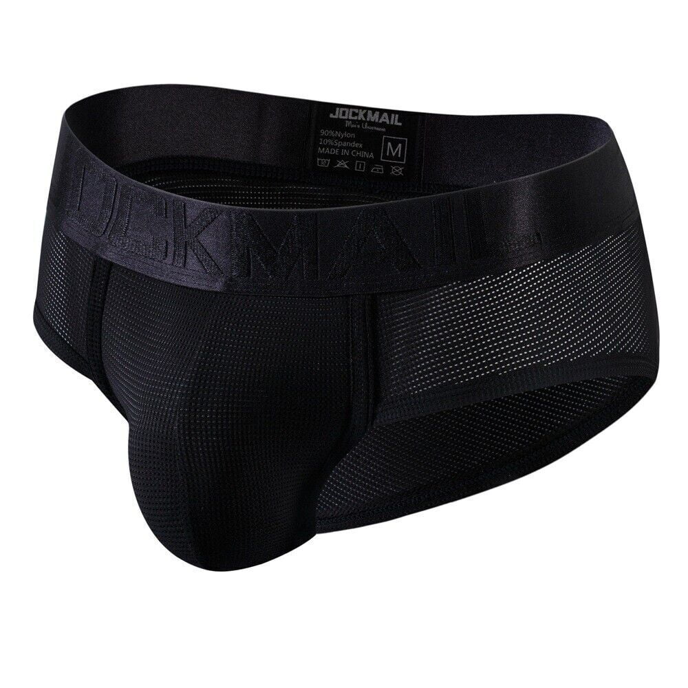 Sexy Mens U Convex Pouch Boxer Brief Panties Sports Nylon Mesh ...