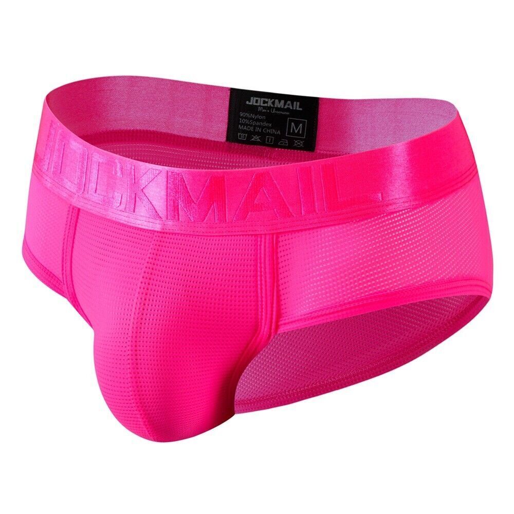 Sexy Mens U Convex Pouch Boxer Brief Panties Sports Nylon Mesh ...