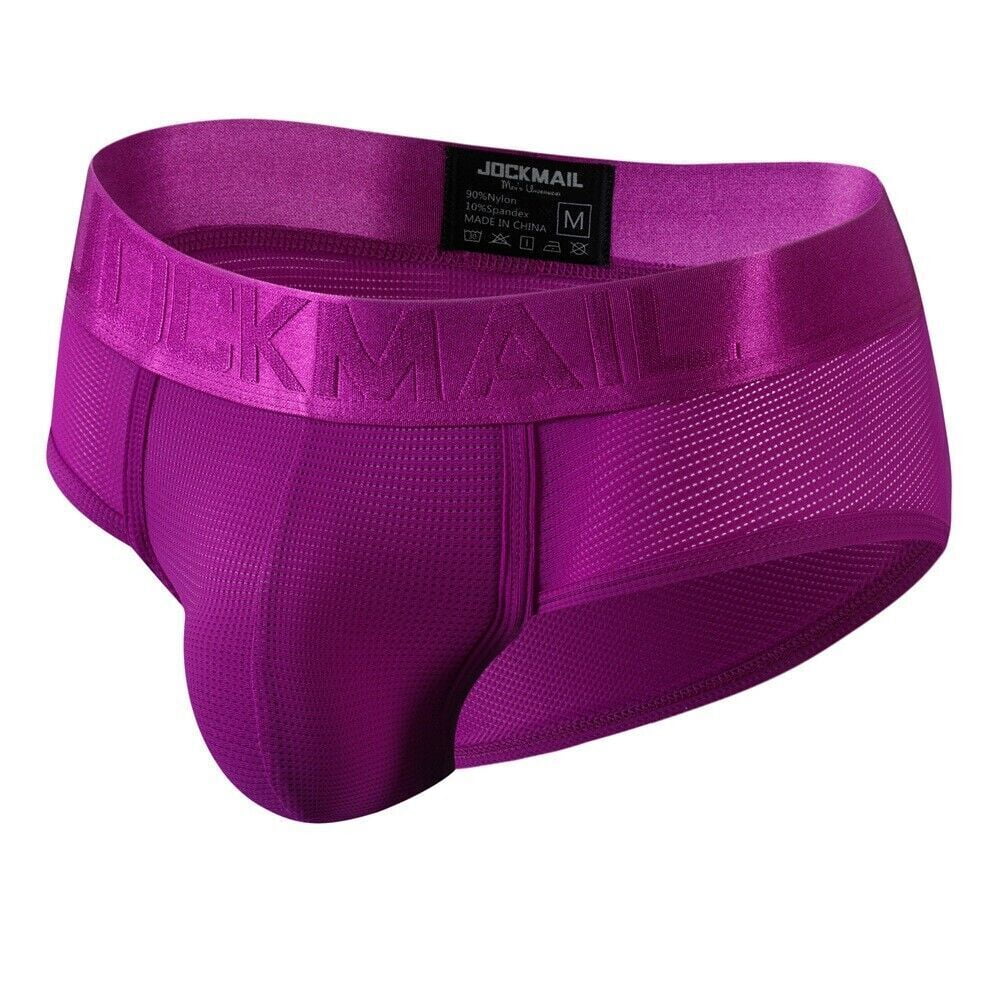 Sexy Mens U Convex Pouch Boxer Brief Panties Sports Nylon Mesh