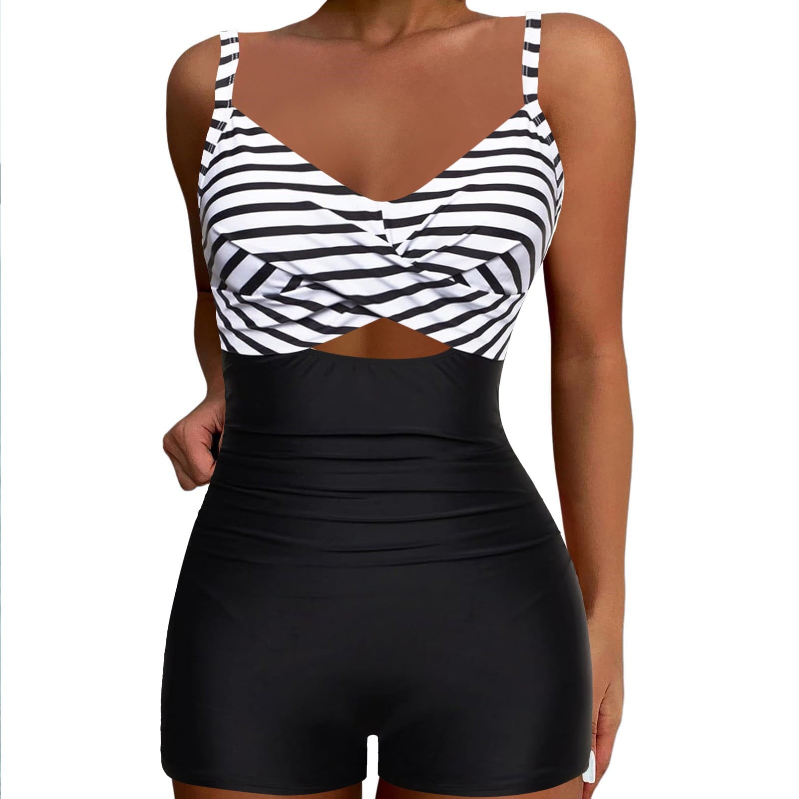 Sexy Mini Bikini Shorts Set Women Fashion Sexy Strap Style Striped ...