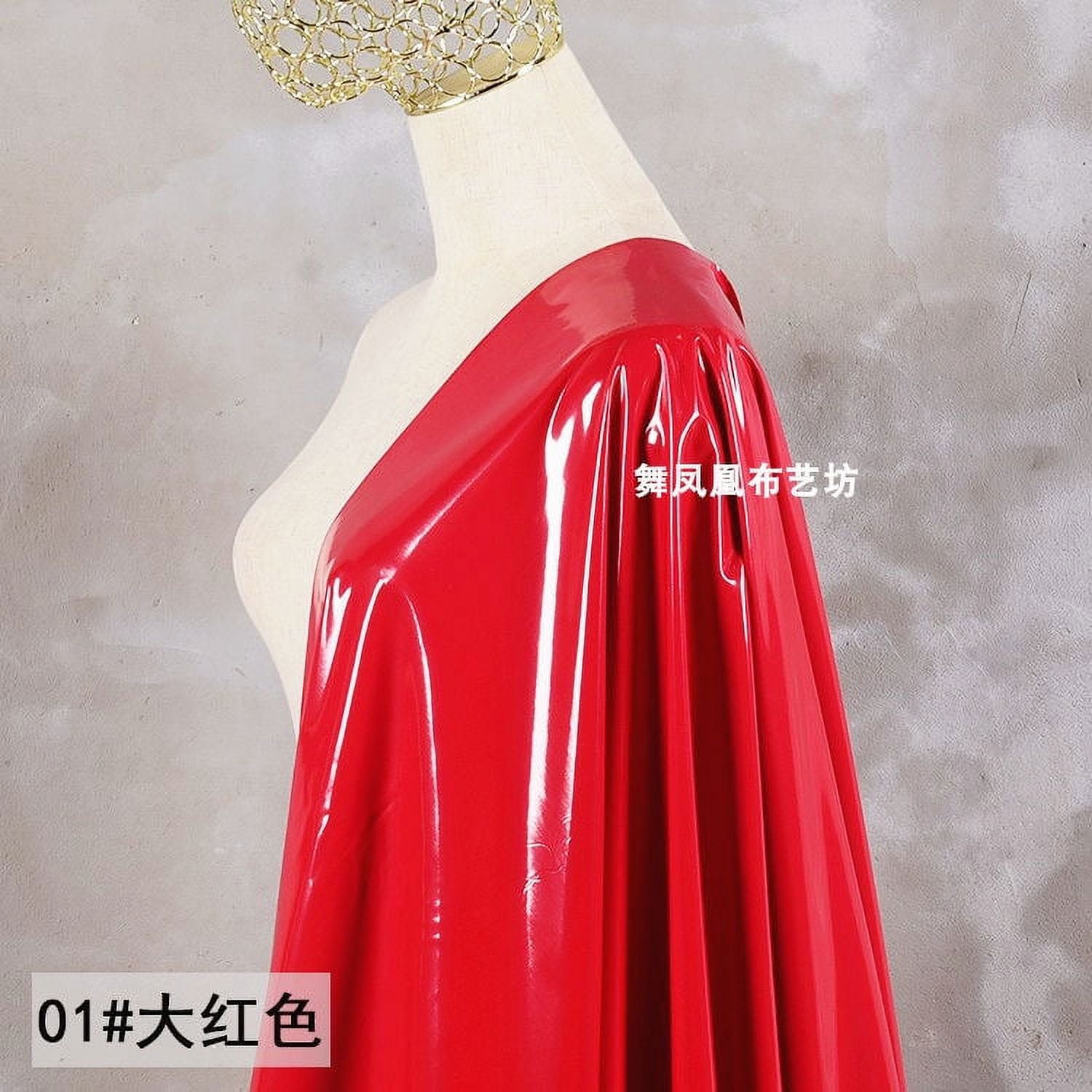 Sexy PVC Latex Faux Leather Dress Turtleneck Long Sleeve Slim Bodycon ...