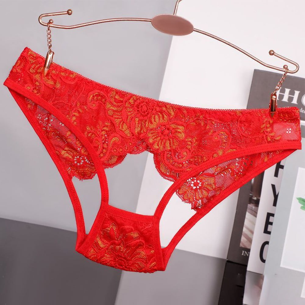 Sexy Panties Women Fashion Lingerie Tempting Pretty Briefs High Quality Lace Hollow Out ...