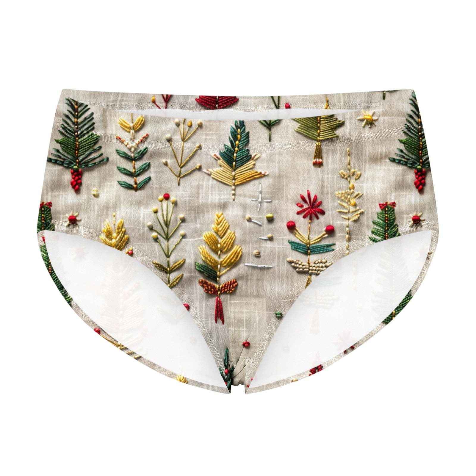 Sexy Panties for Women Ladies Stretch Panties Wave No Show Bikini ...