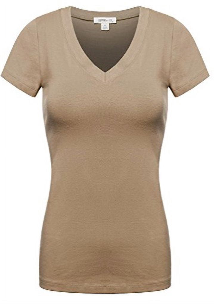 Sexy Plus Size Low-Cut Cleavage V-Neck T-Shirt Tee Top 1x2x3x - Walmart.com