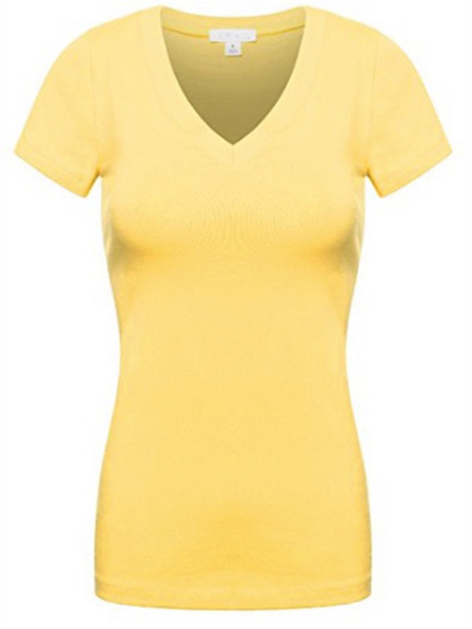 Sexy Plus Size Low-Cut Cleavage V-Neck T-Shirt Tee Top 1x2x3x - Walmart.com