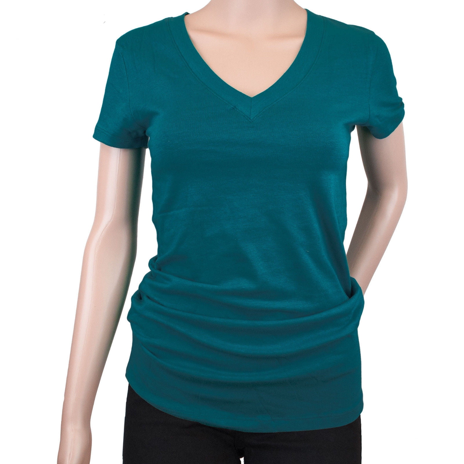 Sexy Plus Size Low-Cut Cleavage V-Neck T-Shirt Tee Top 1x2x3x - Walmart.com