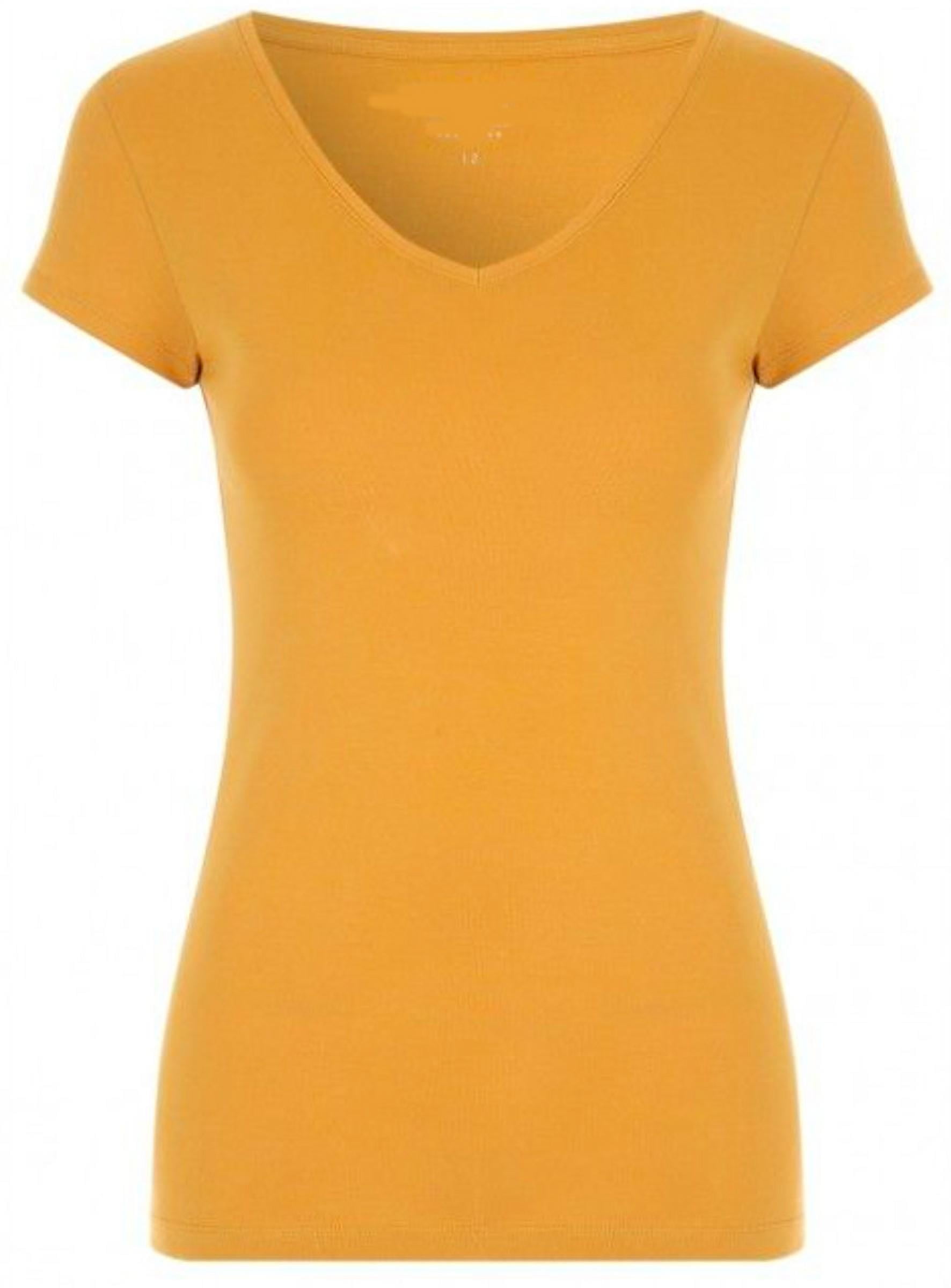 Sexy Plus Size Low-Cut Cleavage V-Neck T-Shirt Tee Top 1x2x3x - Walmart.com