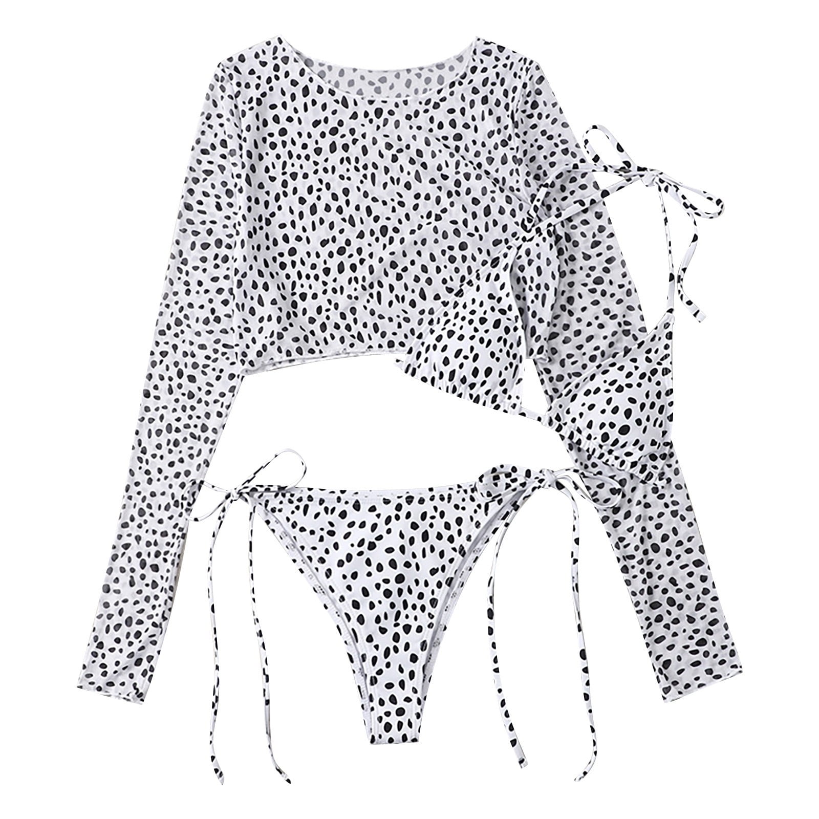 Sexy Push Up Bikini Sets Biquini Body Bikini Womens Printing Split Pattern Bikini Tankinis