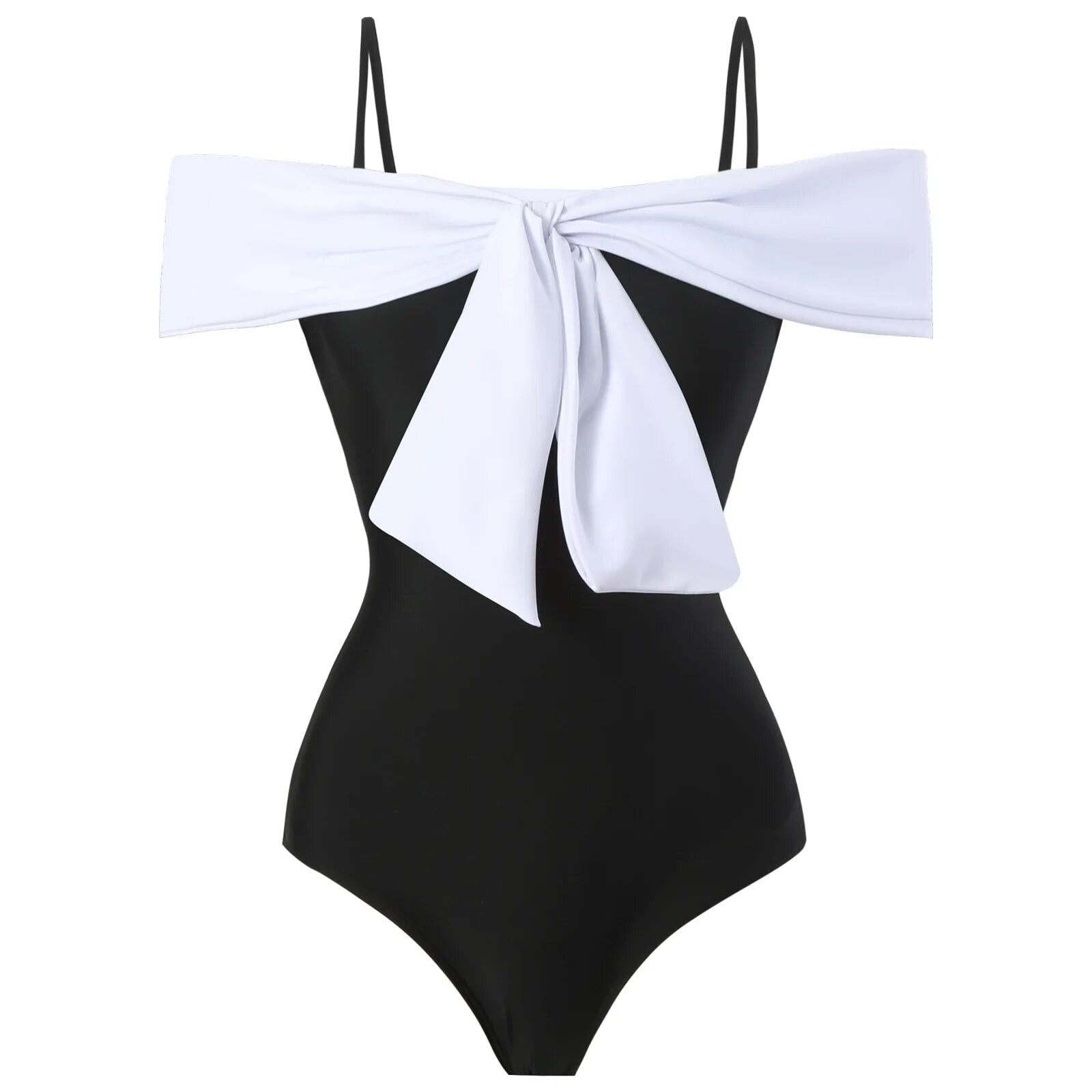 Sexy Ruffle One Piece Swimsuit Women Swimwear with Skirt Monokini Print ...