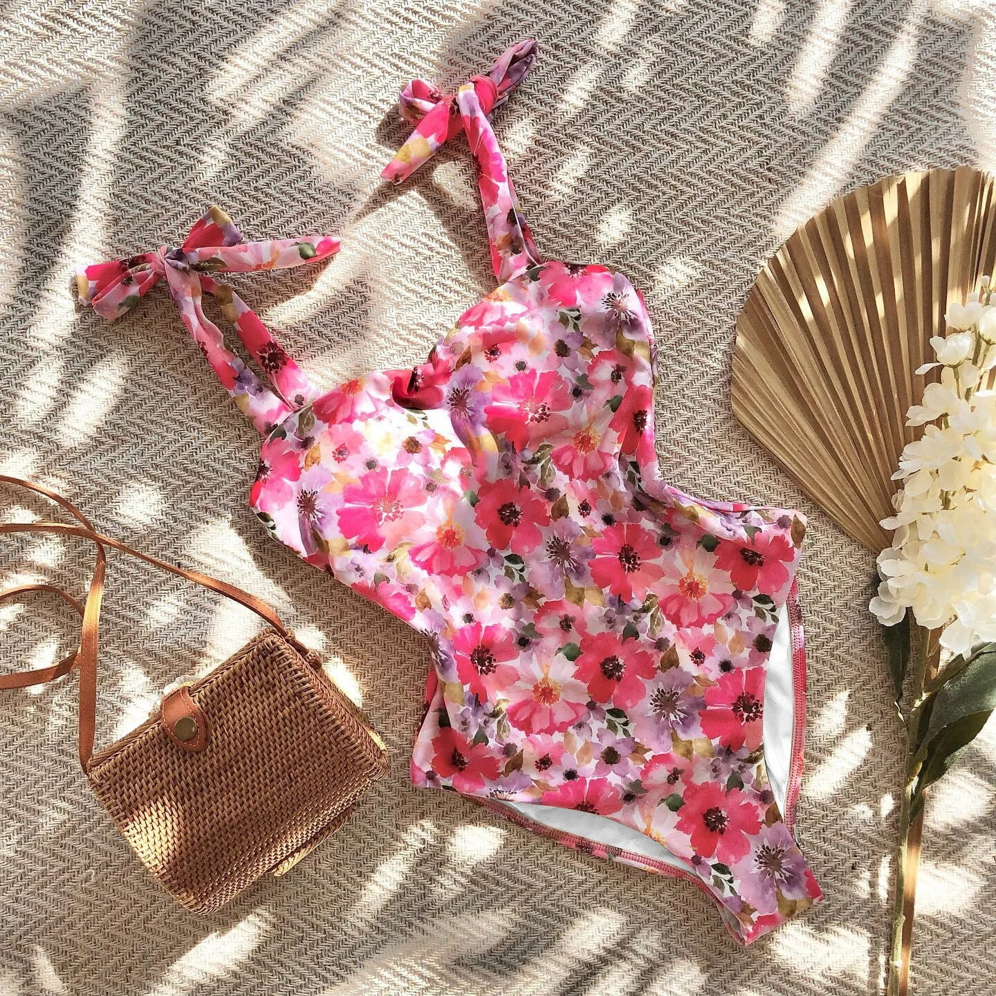 Sexy Ruffle Women Swimwear One Piece Swimsuit Push Up Monokini Bodysuit ...