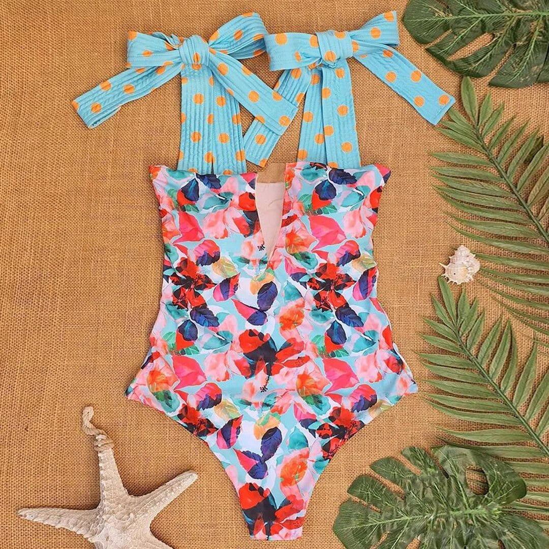 Sexy Ruffle Women Swimwear One Piece Swimsuit Push Up Monokini Bodysuit