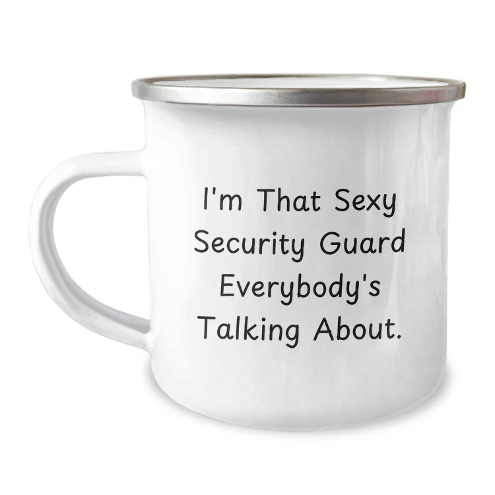 Sexy Security Guard Gifts from Men, Unique Camping Mug for Security ...