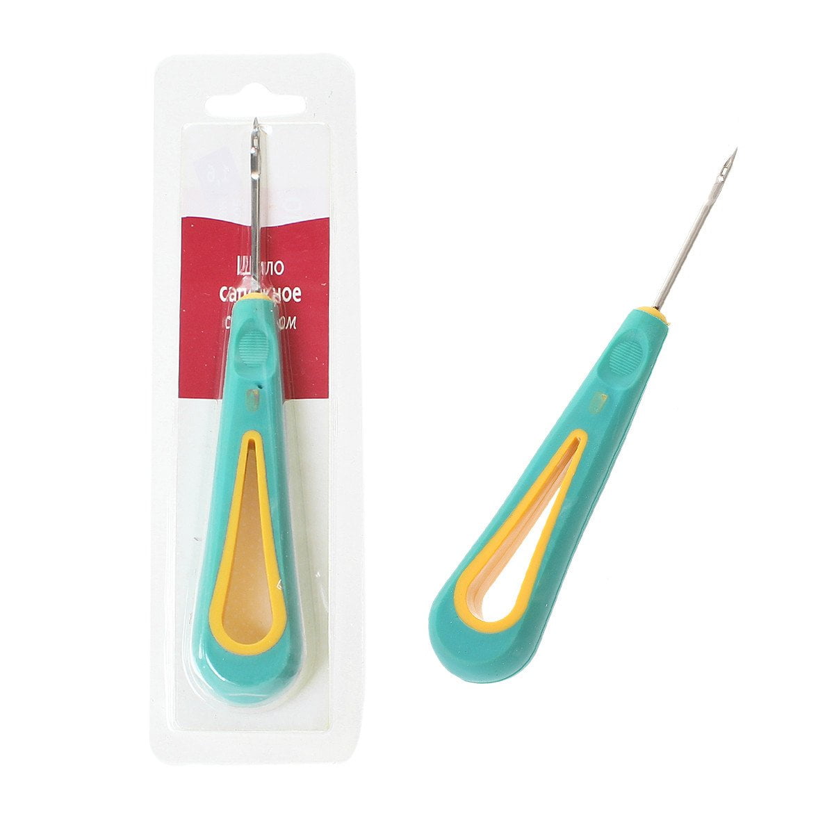 Sexy Sparkles 1 Pc Blue Steel Sticher Sewing Awl Shoes Repair Needle ...