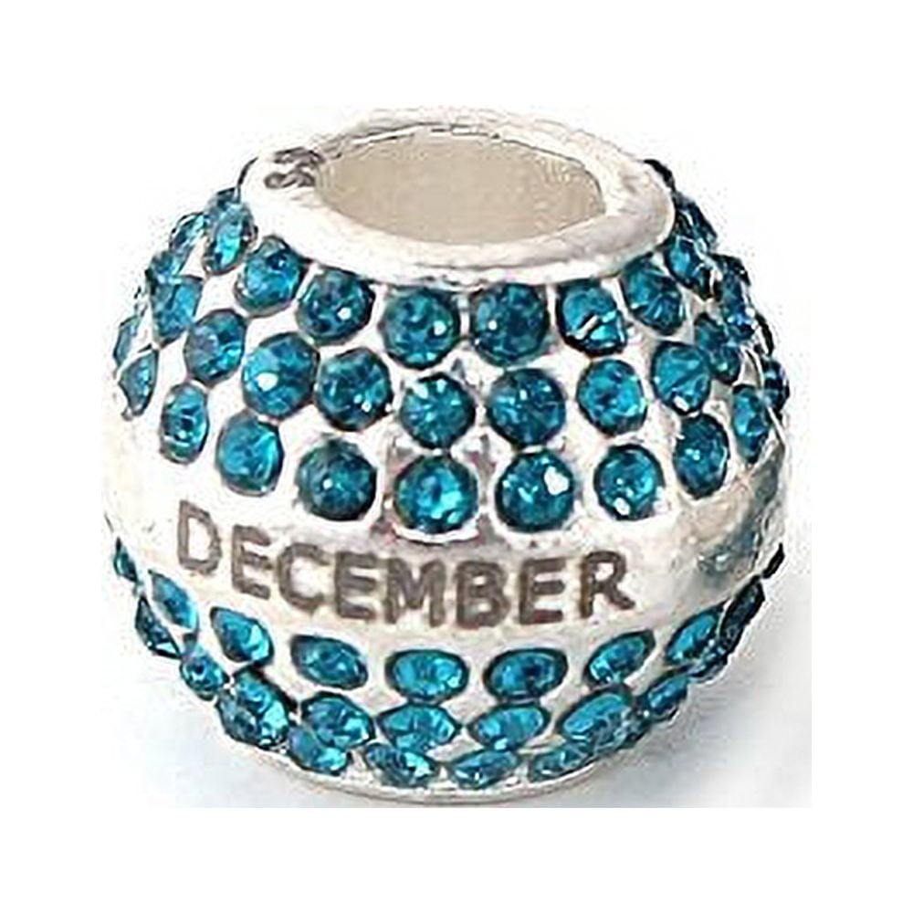 Sexy Sparkles December Birthday Birthstone, Birthstone Charm Spacer ...