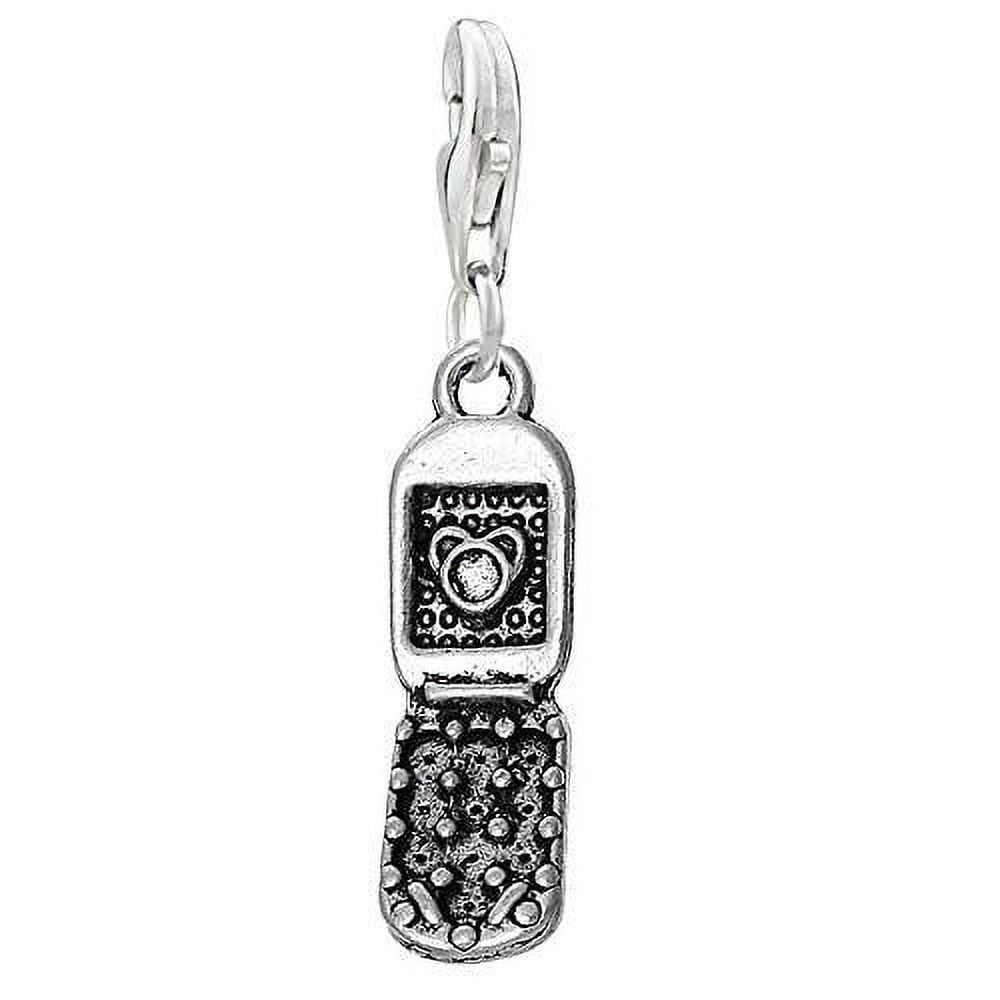 Sexy Sparkles Mobile Cell Phone Charm Clip on Pendant Charm for ...